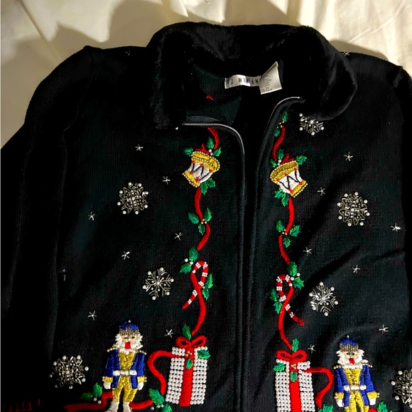 Holiday Editions | Sweaters | Beautiful Embellished Christmas Sweater ...